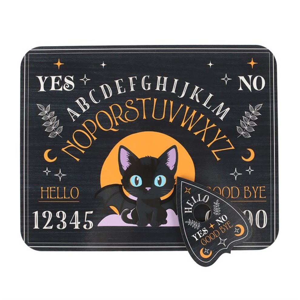 Cute and Creepy Bat Cat Talking Board with Planchette – Wicked Willow